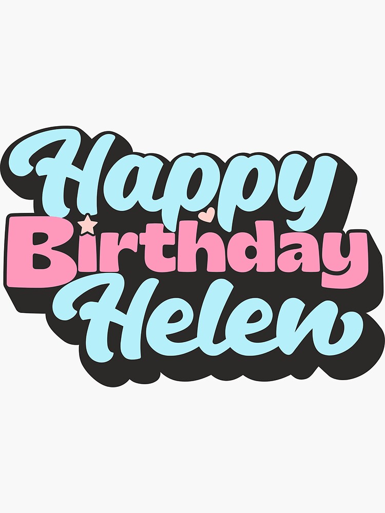 "Happy Birthday Helen, Gift for Helen, Custom Gift Helen, Personalized ...