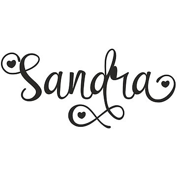 "Sandra Name, Sandra Calligraphy, Gift for Sandra, Custom Gift Sandra ...