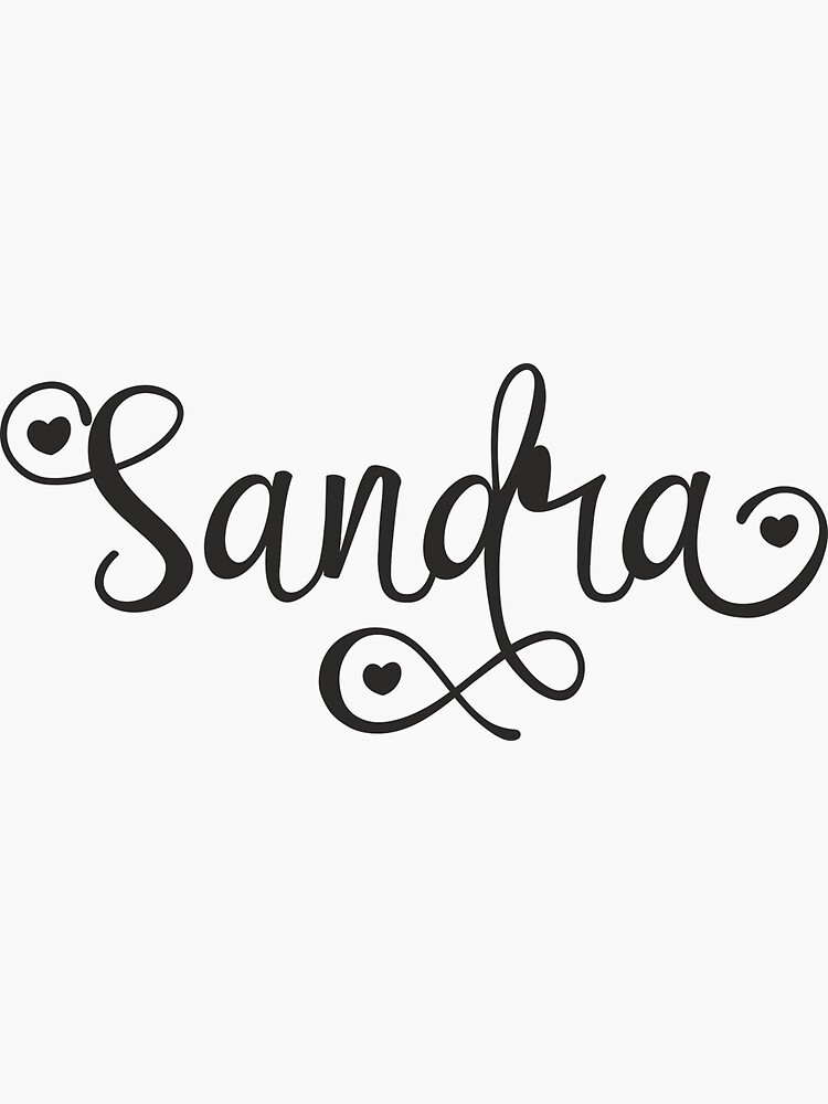 "Sandra Name, Sandra Calligraphy, Gift for Sandra, Custom Gift Sandra ...