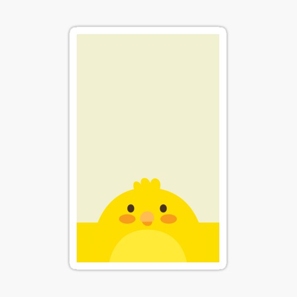 "Kawaii Chicken Pastel Cute " Sticker by ArtsySaturn | Redbubble