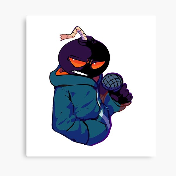 "FNF friday night funkin fnf whitty mods" Canvas Print by AZEM-ST ...