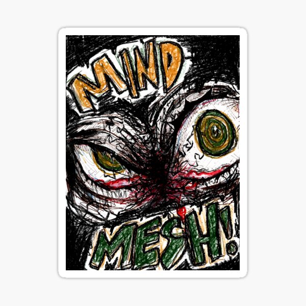 "Mind Mesh" Sticker for Sale by mccoym | Redbubble