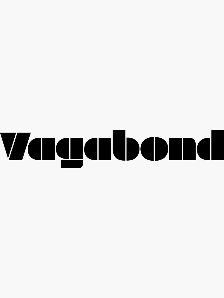 "Vagabond" Sticker by Press82 | Redbubble