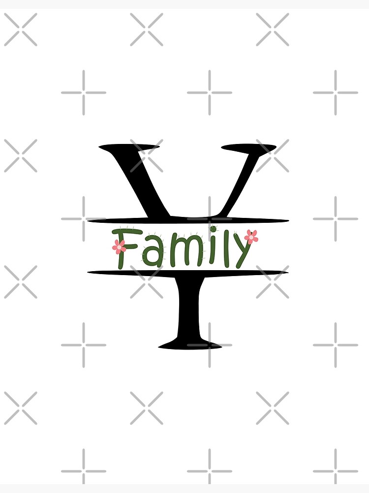 " Letter Y, Family monogram" Poster for Sale by Fashionxj | Redbubble
