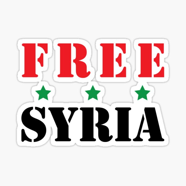 Free Syria Stickers | Redbubble