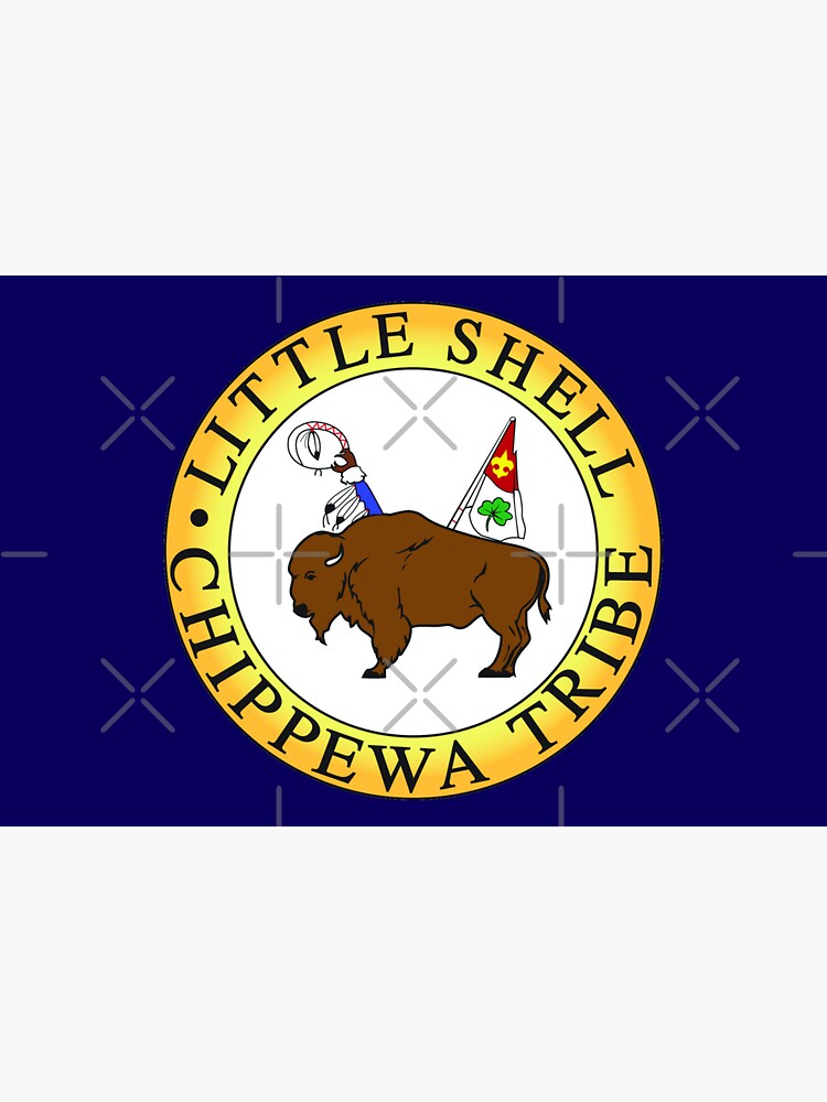 "Flag of Little Shell Tribe of Chippewa Indians of Montana USA" Sticker ...