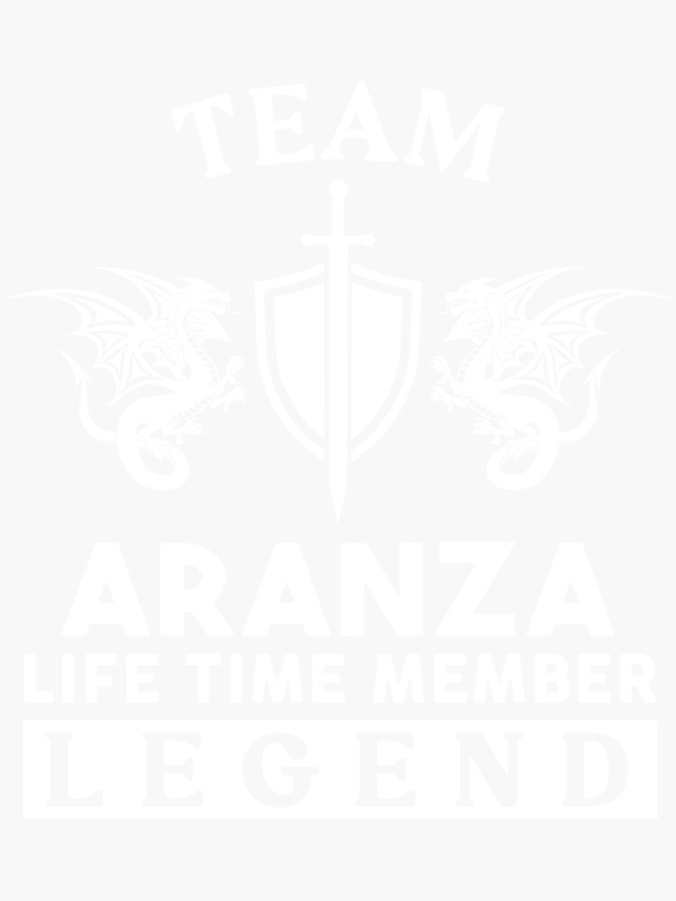 "Aranza Name T Shirt - Aranza Legend Lifetime Member Gift Item Tee ...