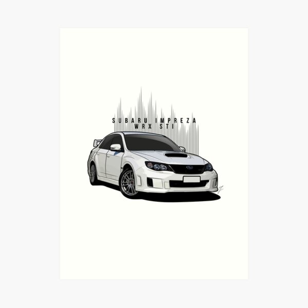 "Subaru Impreza WRX STi - car jdm" Art Print for Sale by IchigoDesign ...