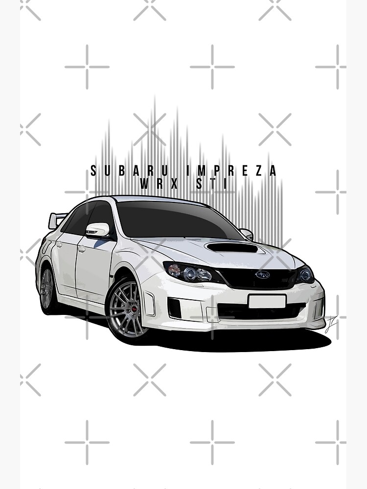 "Subaru Impreza WRX STi - car jdm" Art Print for Sale by IchigoDesign ...