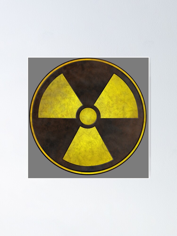 "Radioactive Fallout Symbol - Geek Science" Poster for Sale by ...