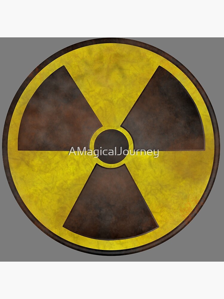 "Radioactive Fallout Symbol - Geek Rusty" Poster by AMagicalJourney ...