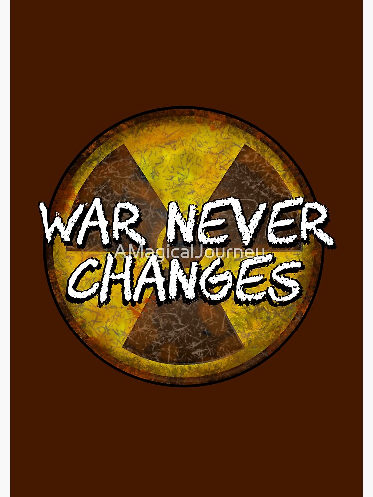 "War Never Changes - Radioactive Symbol" Spiral Notebook for Sale by ...