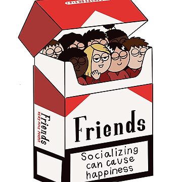 "Friends in a box" Sticker for Sale by mobeavs | Redbubble