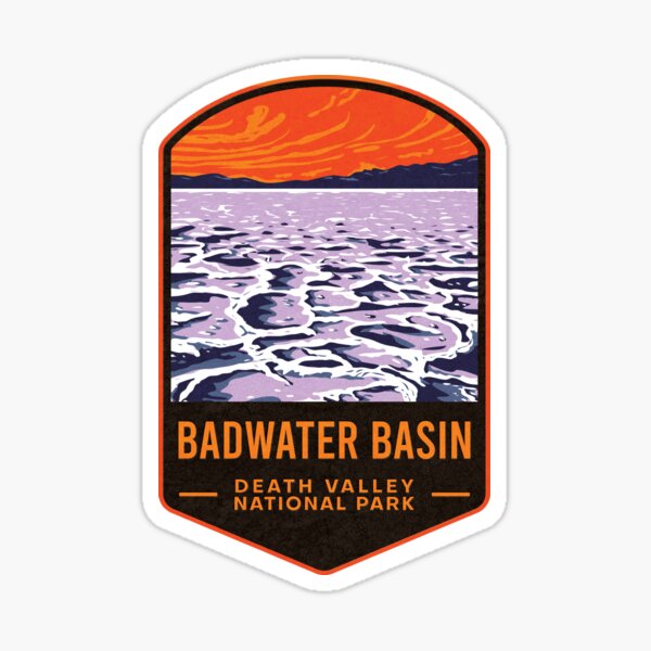 "Badwater Basin Death Valley National Park" Sticker by JordanHolmes ...
