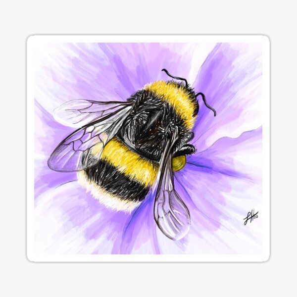 "Bumblebee" Sticker by sophiedesigns | Redbubble