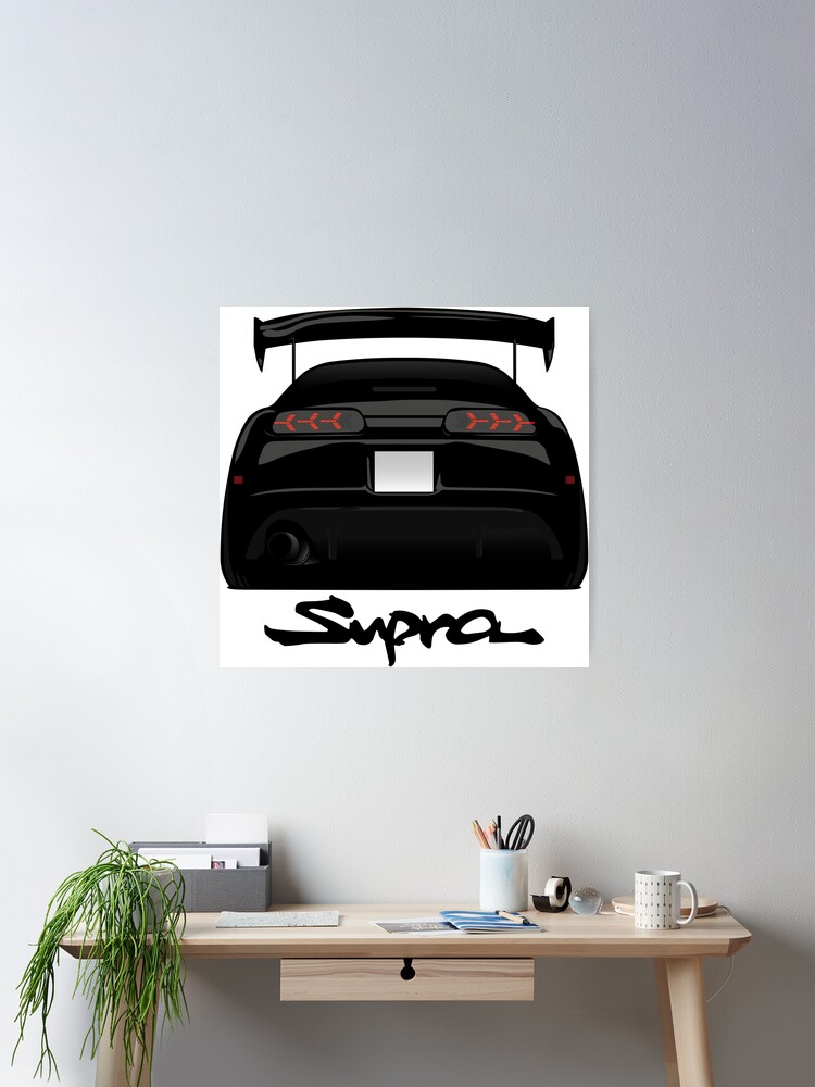 "Toyota Supra mk4" Poster for Sale by RACING FACTORY | Redbubble