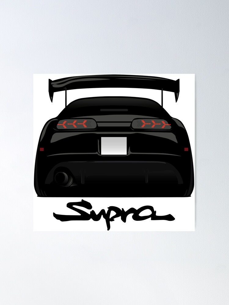 "Toyota Supra mk4" Poster for Sale by RACING FACTORY | Redbubble