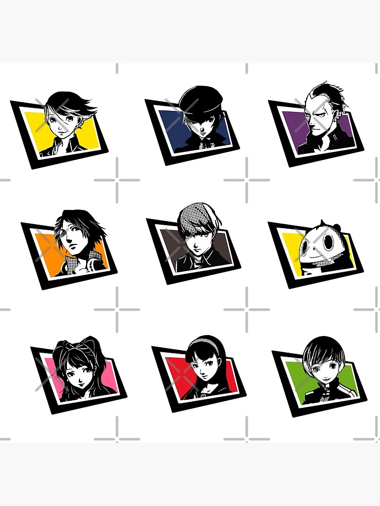 "Persona 4 Messenger Icons" Poster for Sale by LdotLartstuffs | Redbubble
