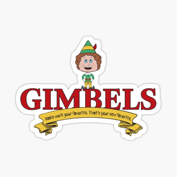 "Gimbels Elf" Sticker for Sale by TeeArcade84 | Redbubble