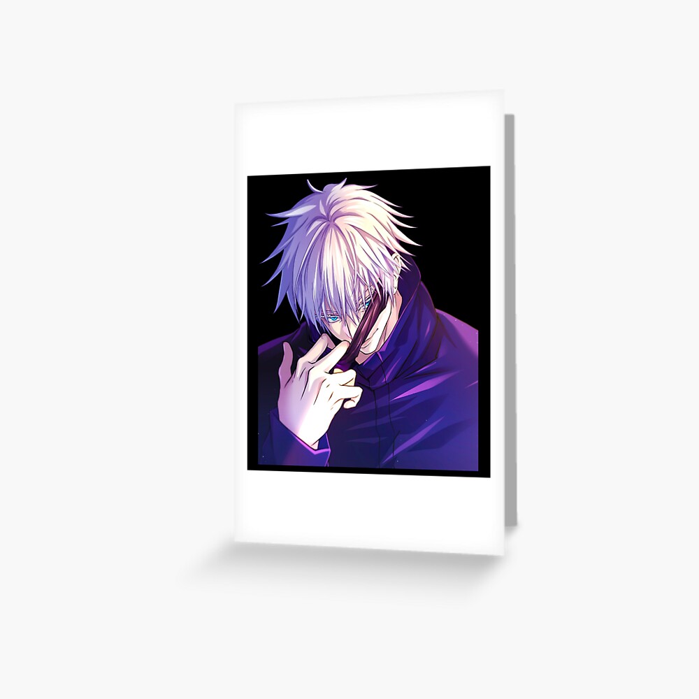 "Gojo Satoru" Greeting Card by Piece-One | Redbubble