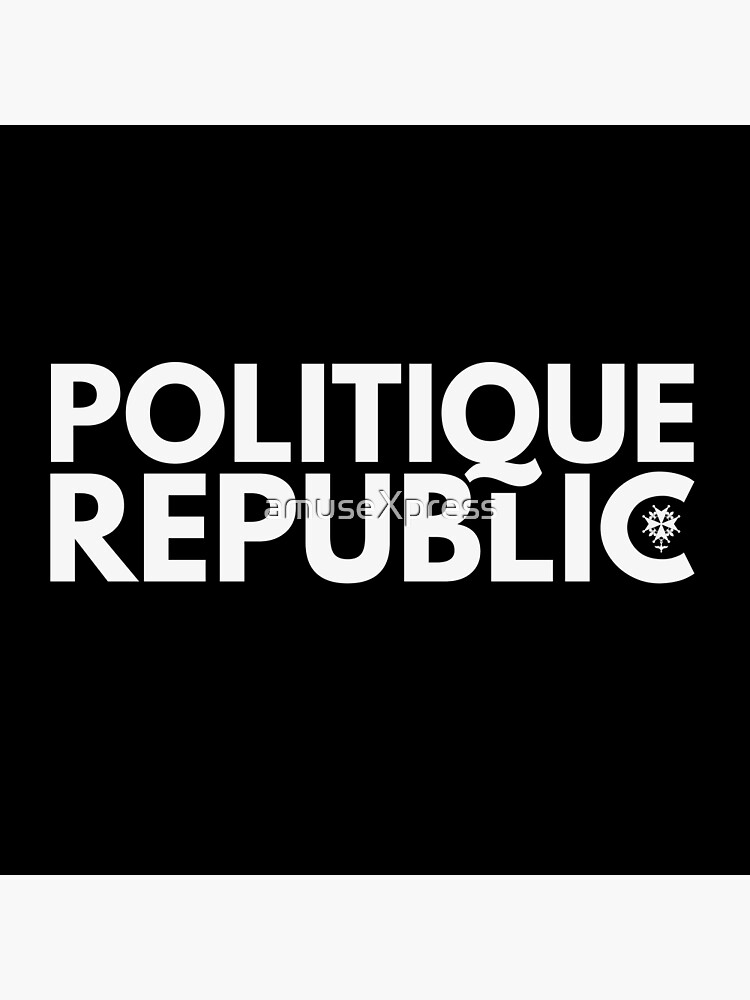 "Politique Republic Logo" Photographic Print for Sale by ToyoYukimura ...