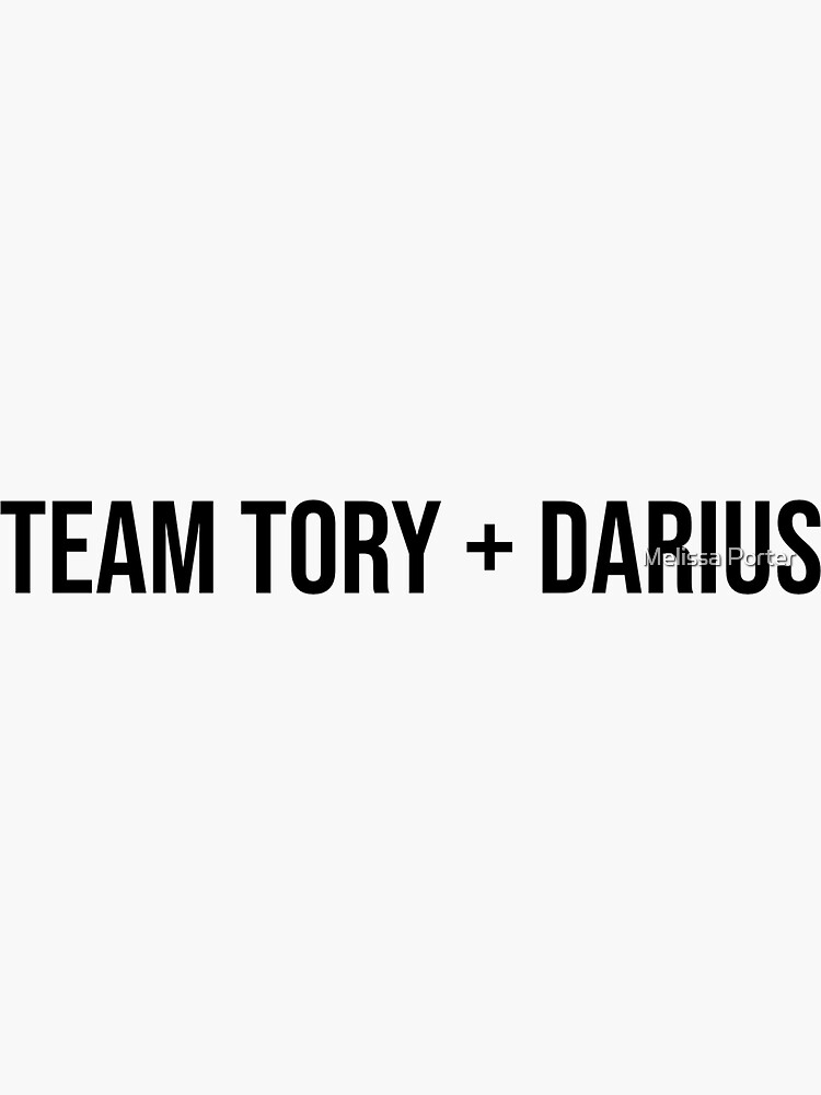 "Zodiac Academy - Team Tory + Darius" Sticker for Sale by withmelissap ...