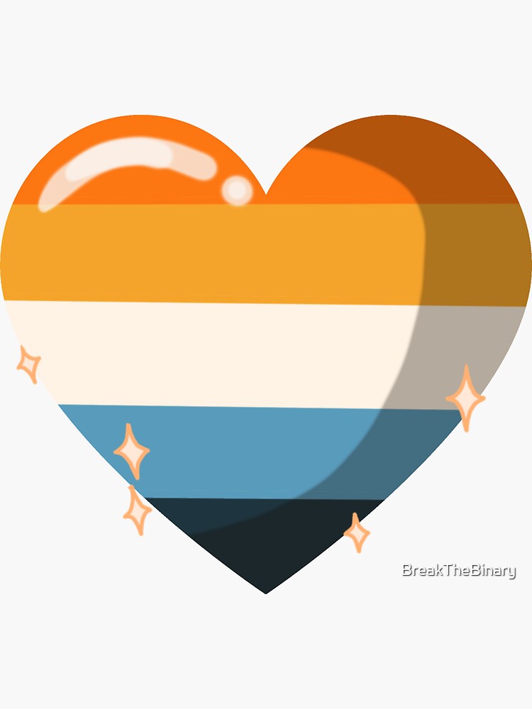 "Aroace heart sticker" Sticker for Sale by BreakTheBinary | Redbubble