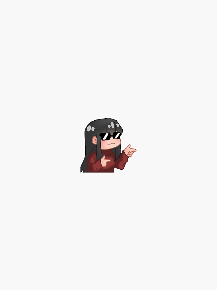 "Mina finger guns" Sticker for Sale by crowpocrypha | Redbubble
