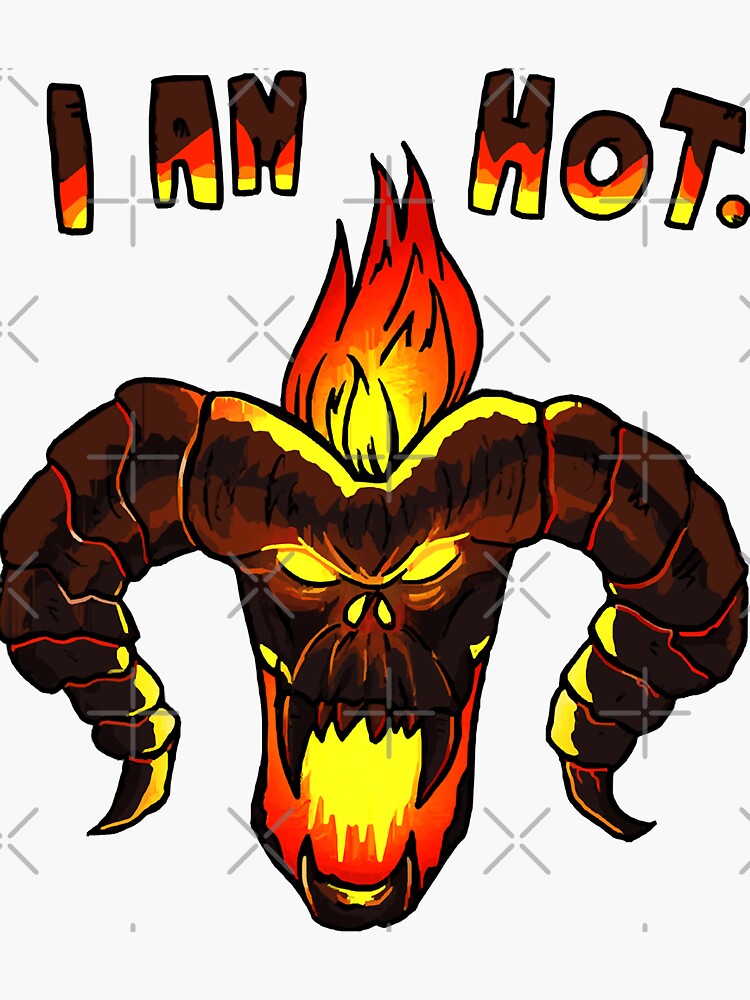 "Hot Balrog Funny Gifts Boy Girl" Sticker for Sale by Ramirez63026 ...