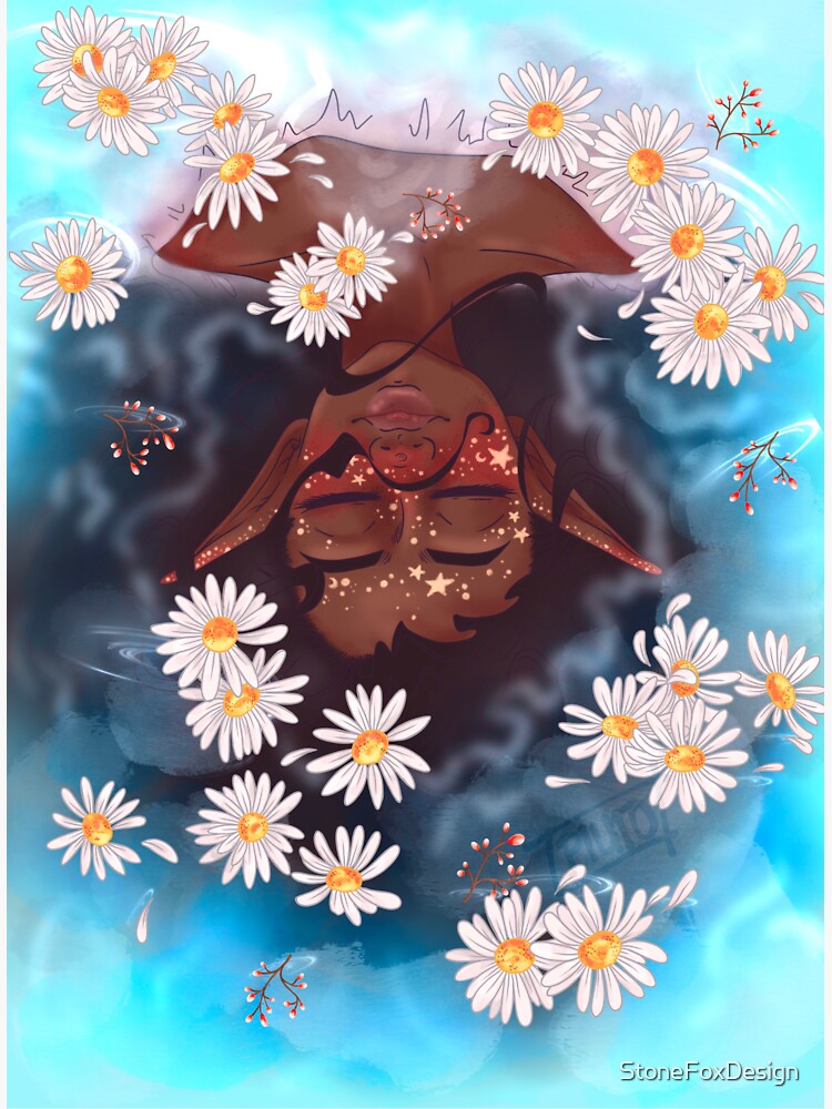 "Float On, Ms. Daisy" Sticker by StoneFoxDesign | Redbubble