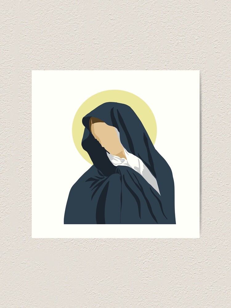 "Our Lady of Sorrows - Sancta Mater Dolorosa (Mother Mary)" Art Print ...