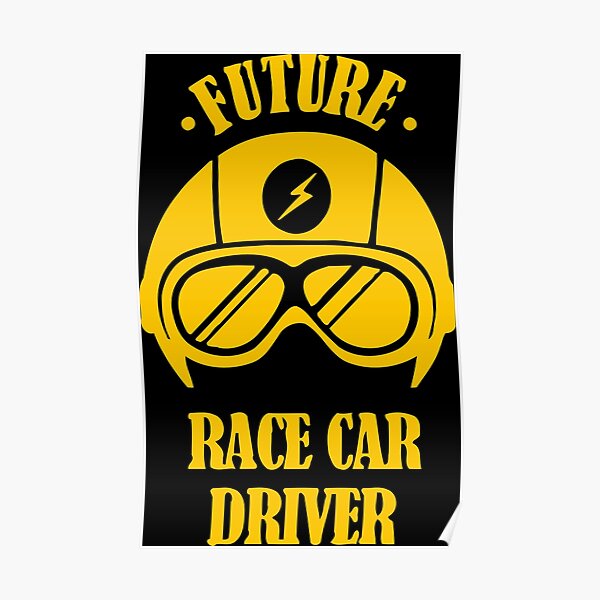 "race car driver" Poster for Sale by amanghasian | Redbubble