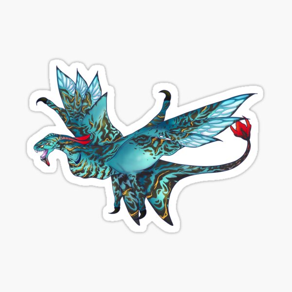 "Pandora Banshee Blue" Sticker for Sale by ConvenientCat | Redbubble
