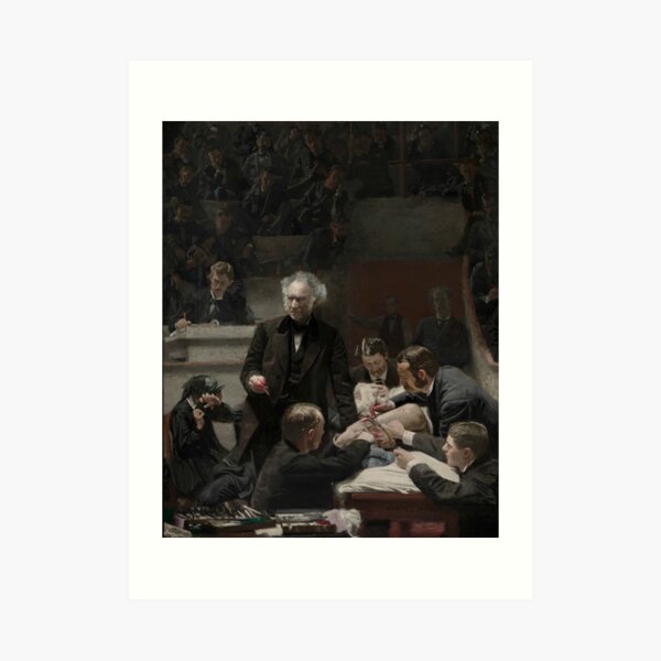 "Thomas Eakins The Gross Clinic" Art Print for Sale by pdgraphics ...