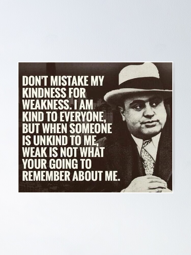 "al capone" Poster for Sale by kufrra | Redbubble