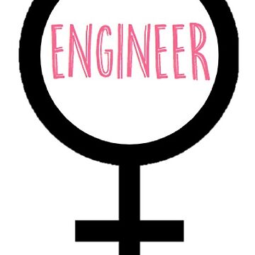 "Women Engineer" Sticker for Sale by emilywiseman | Redbubble