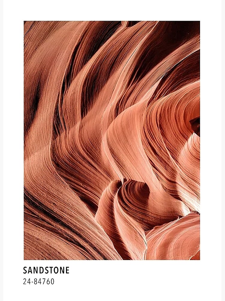 "Sandstone Terracotta Brown Pantone Color Inspired" Poster for Sale by ...