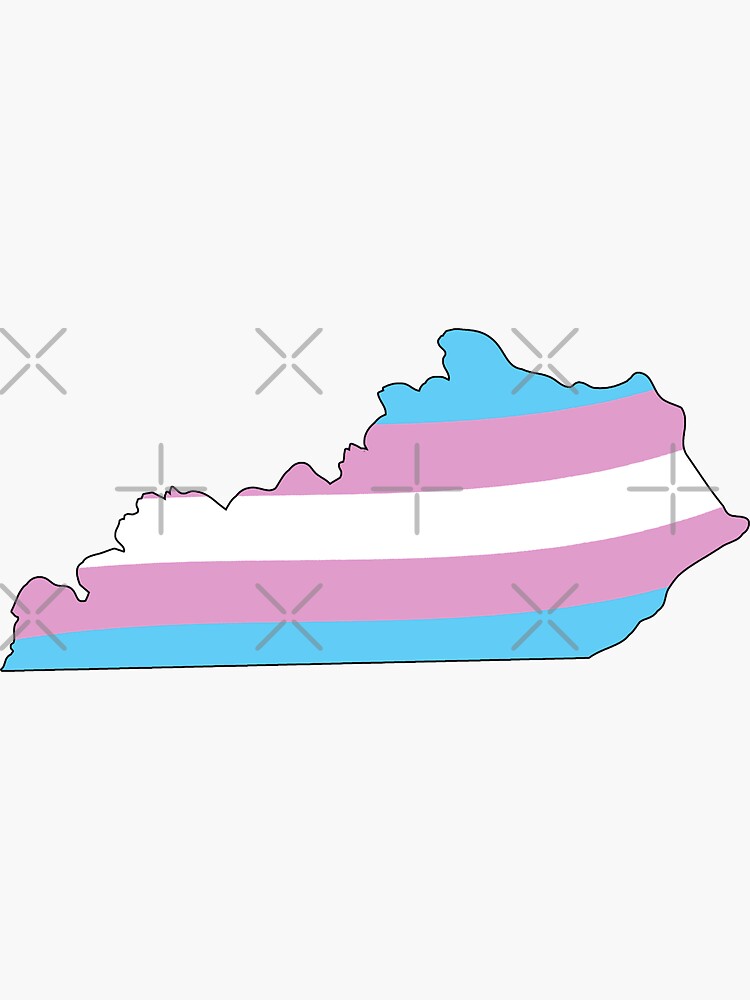 "Kentucky Trans Pride" Sticker for Sale by Gayesthetic | Redbubble