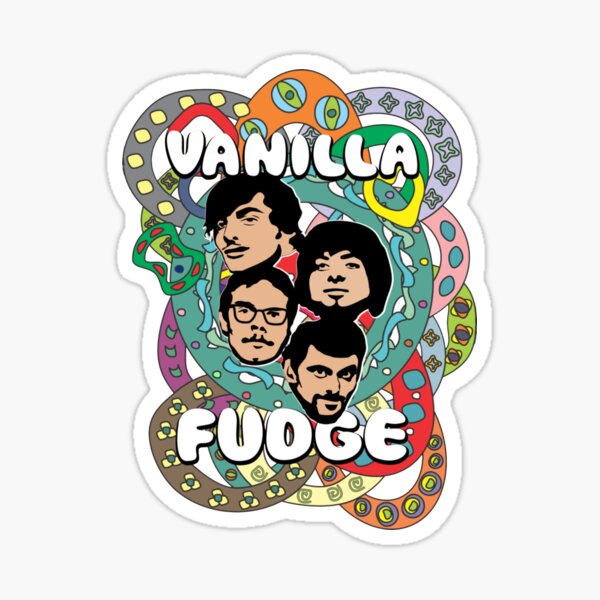 "Vanilla-Fudge" Sticker for Sale by DOREENALEXANDER | Redbubble