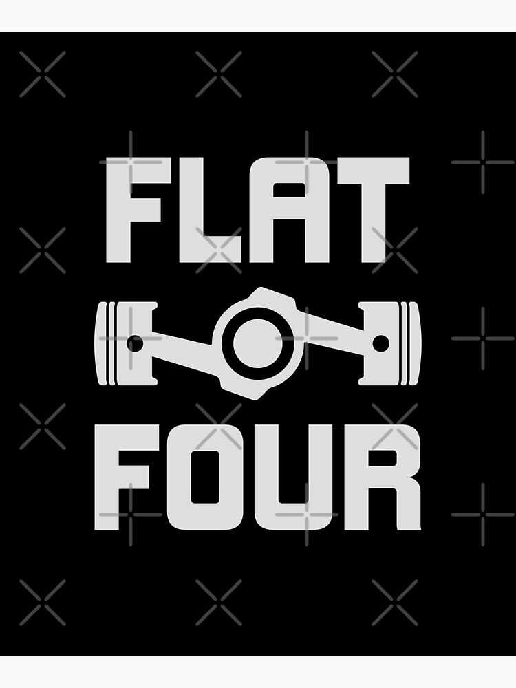 "Flat-Four Engine Subie JDM Car" Poster by JDM-Rey | Redbubble