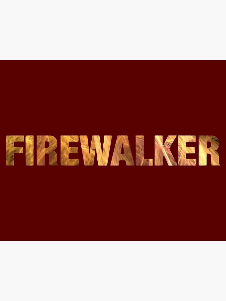 Póster «Gráfico retro de Tony Robbins Upw Firewalker, Gráfico para ...