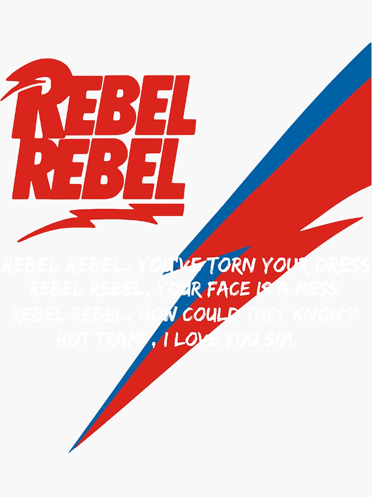 " Rebel Words Classic T-Shirt" Sticker for Sale by AindeerP2009 | Redbubble