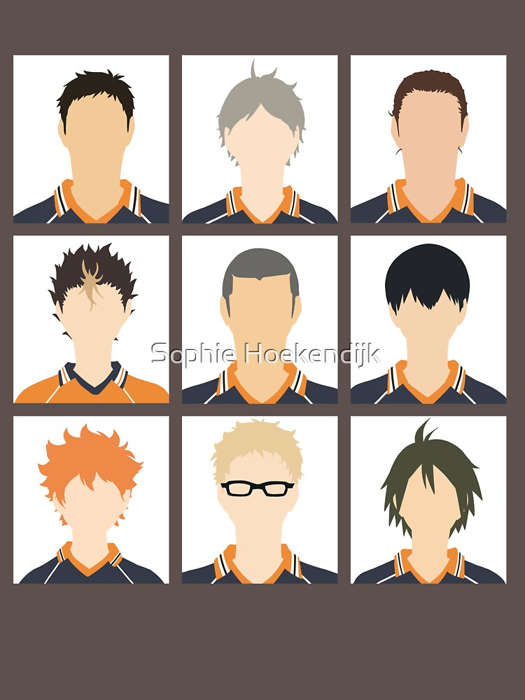 "Karasuno Team" T-shirt for Sale by ZeroKara | Redbubble | karasuno t ...
