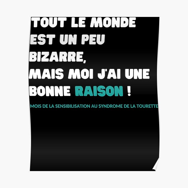 "Everyone is a little weird white lettering Raison" Poster for Sale by ...