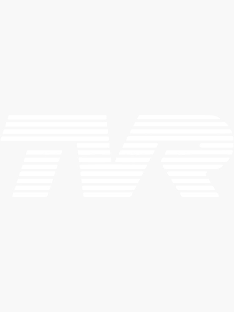 "Tvr logo" Sticker for Sale by JenniferEllis01 | Redbubble