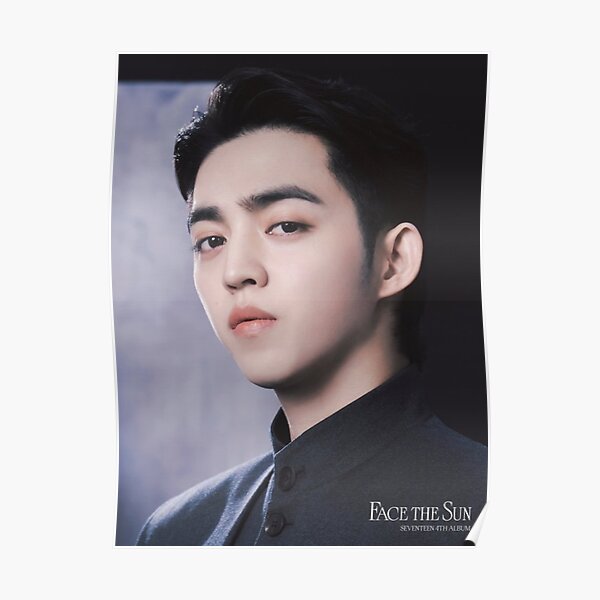 "Seventeen Scoups "Face the Sun"" Poster for Sale by HaloHaloShine ...