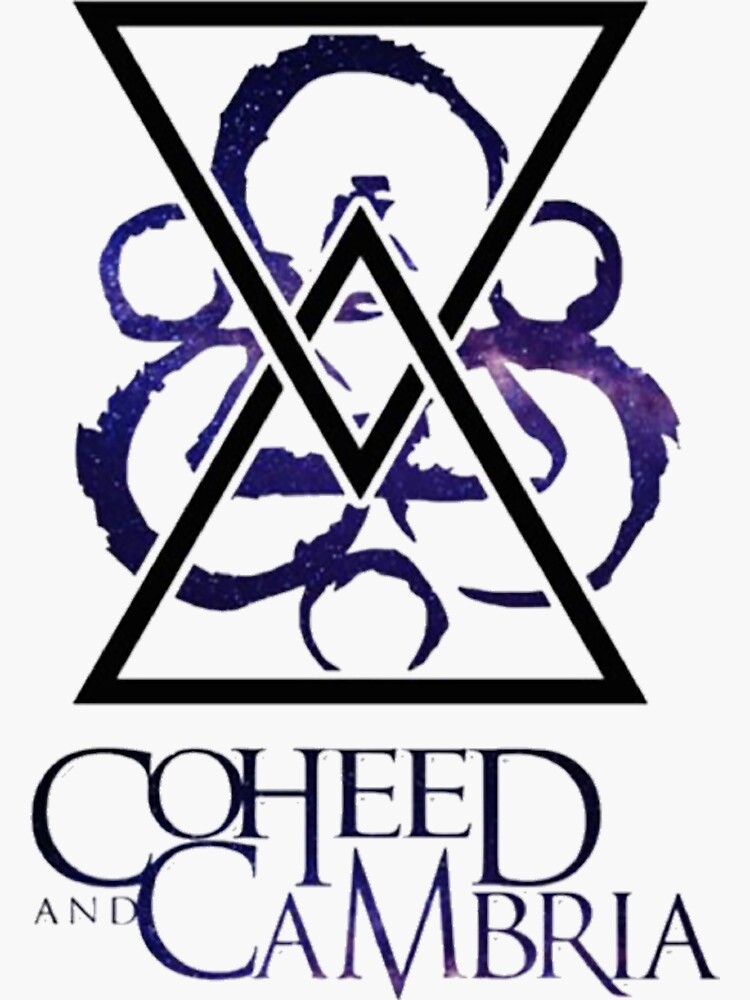 "Coheed And Cambria Keywork Afterman" Sticker by Yasmin3Yates | Redbubble