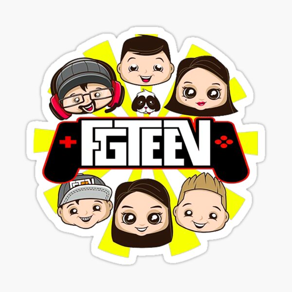 "FGTEEV friend" Sticker for Sale by Sebrinacdonough | Redbubble