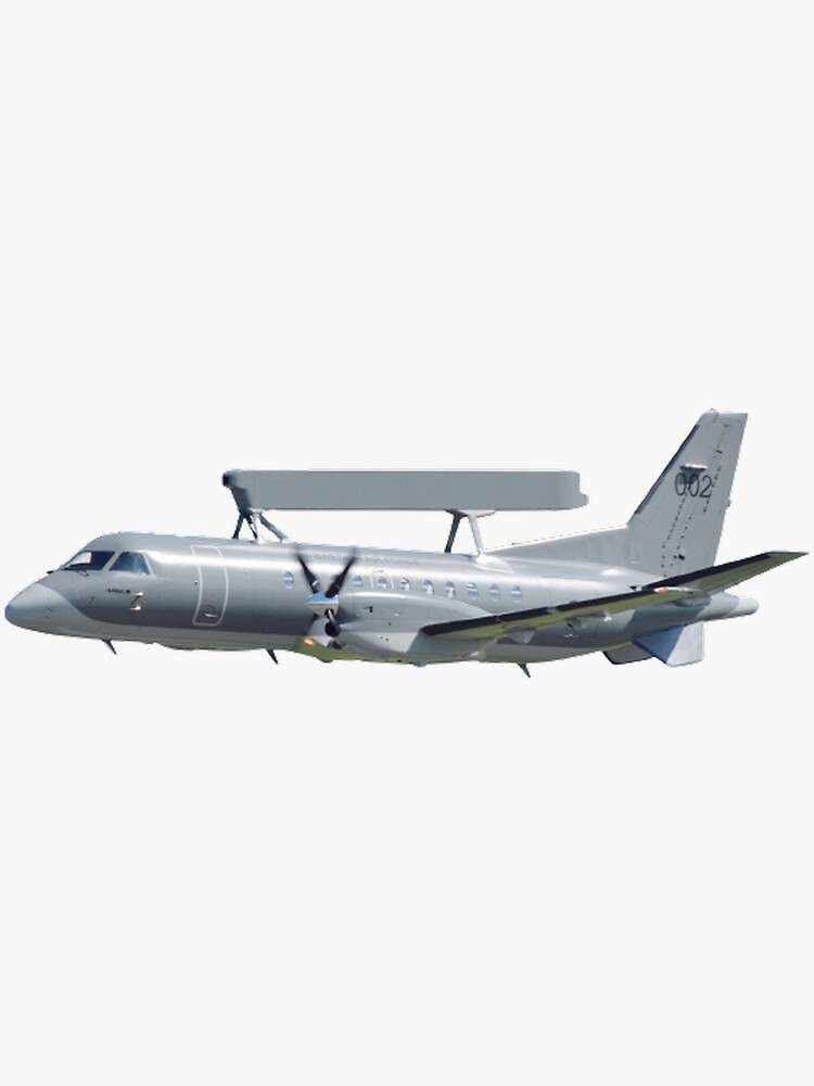 "Swedish Air Force - S100B Argus" Sticker by BaryonyxStore | Redbubble