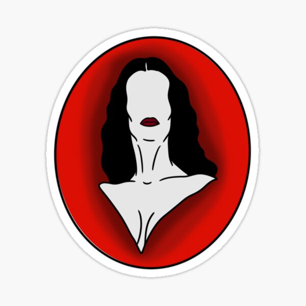 "Vampira" Sticker by SoterPop00 | Redbubble